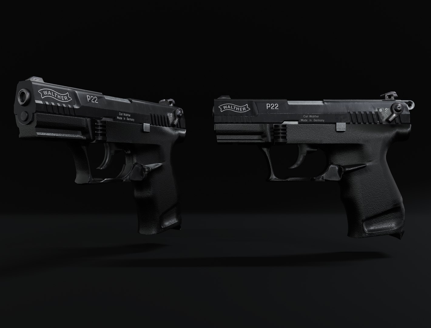 Walther P22 3D - TurboSquid 1574968