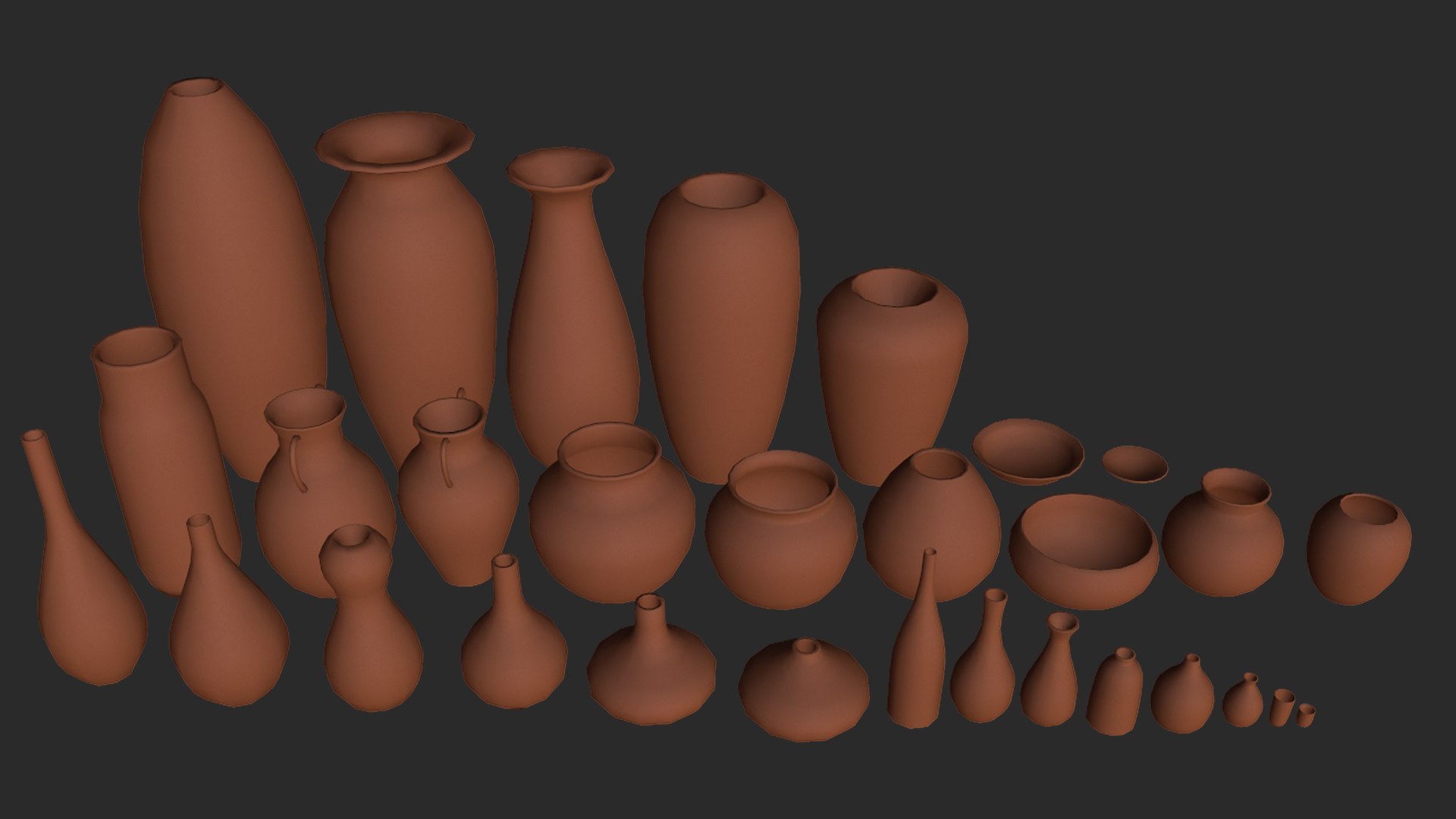 3D Model Mud Pots - TurboSquid 1691991
