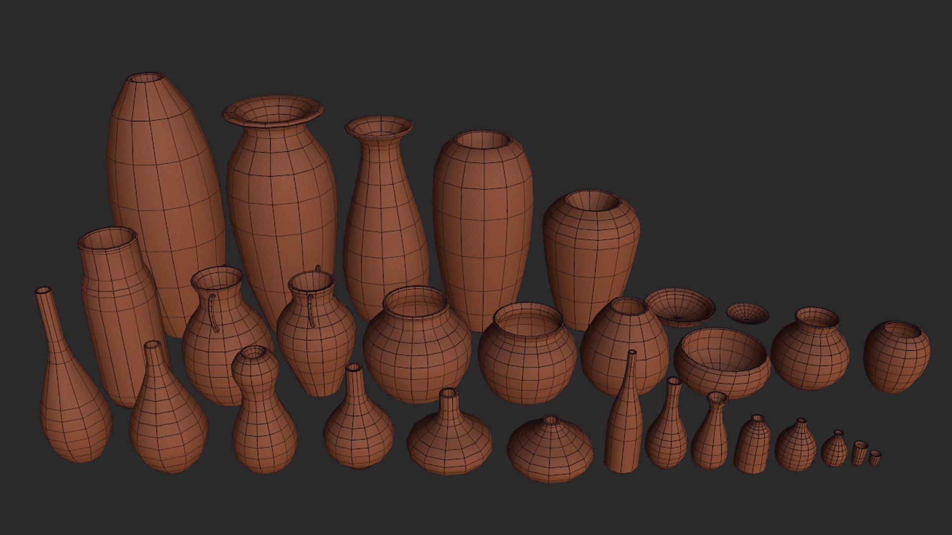 3D Model Mud Pots - TurboSquid 1691991