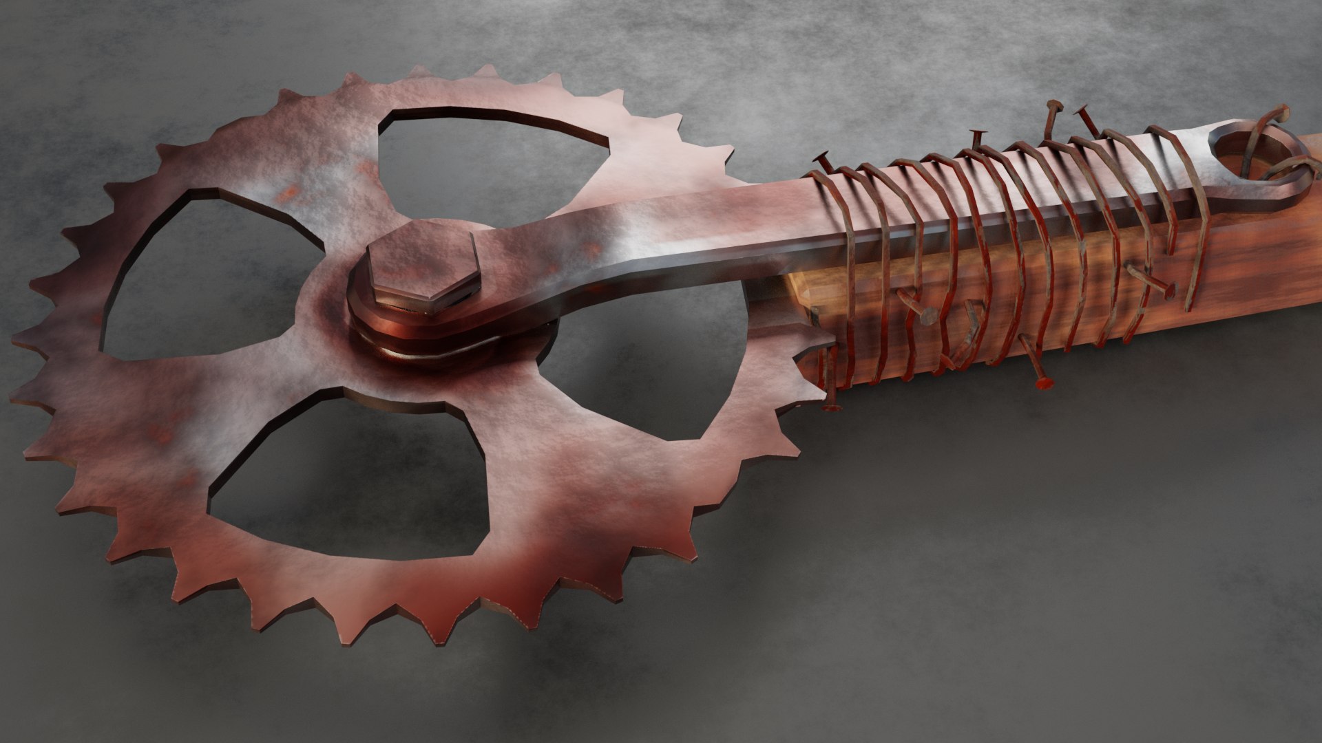 3D Model Apocalyptic Weapon - TurboSquid 1642239