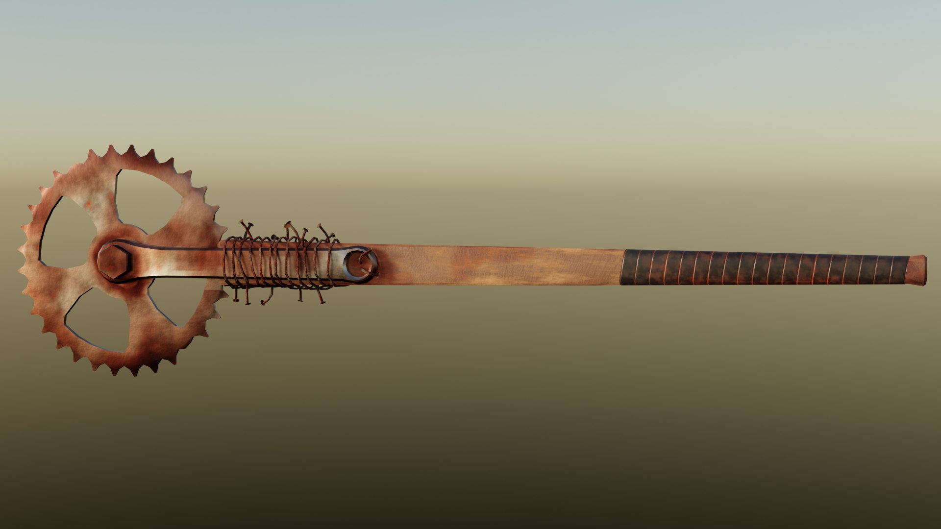 3D Model Apocalyptic Weapon - TurboSquid 1642239