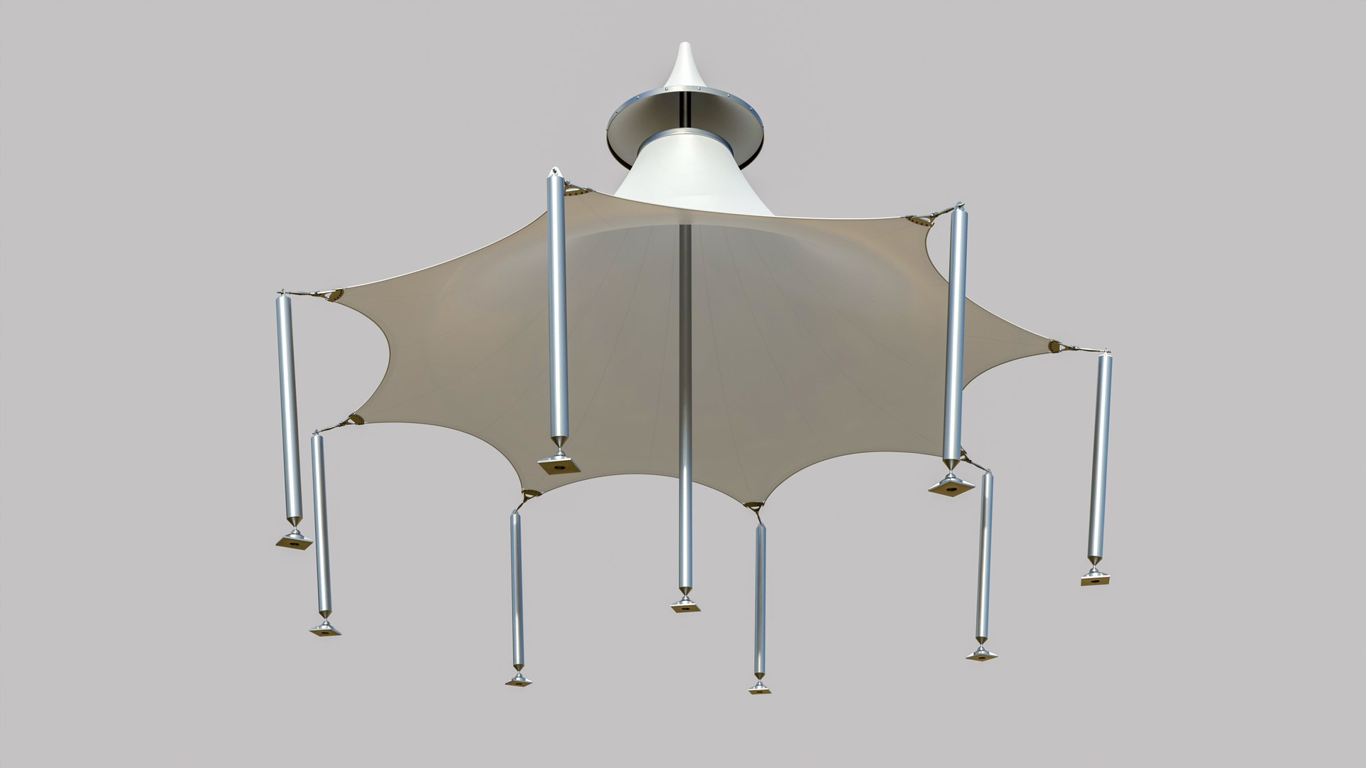 3D Tensile Structure Ultra Realistic - TurboSquid 2373567