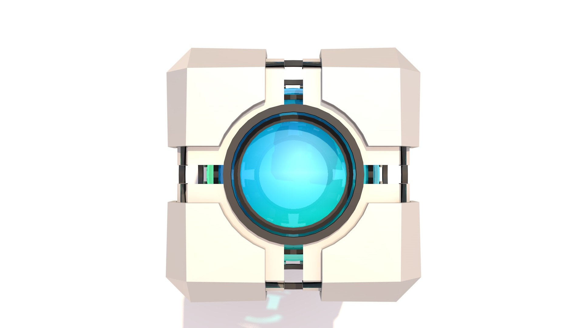 Refraction Cube Portal 3d C4d
