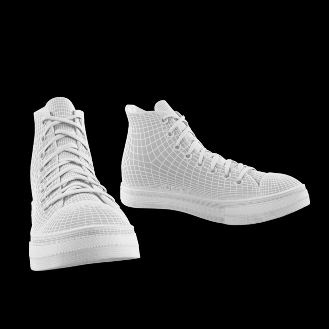 Shoe Converse 3d Model