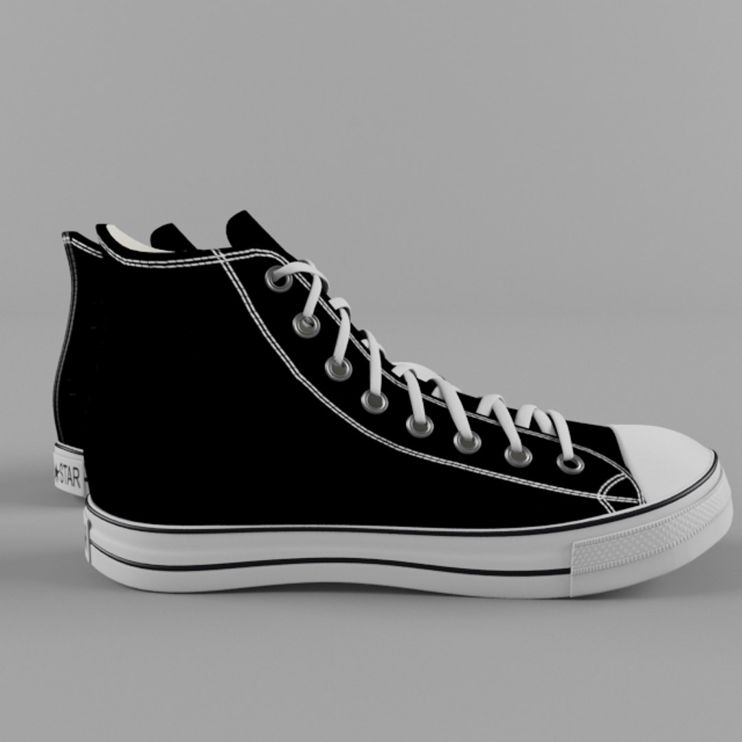 Shoe Converse 3d Model