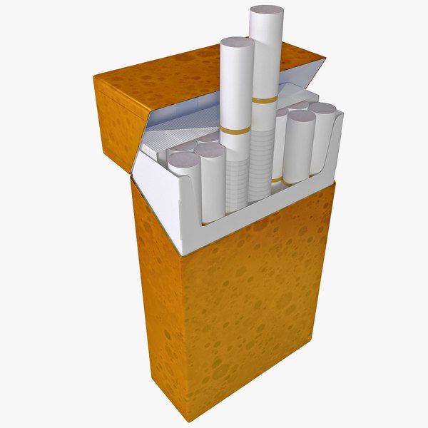 winston cigarettes 3d max