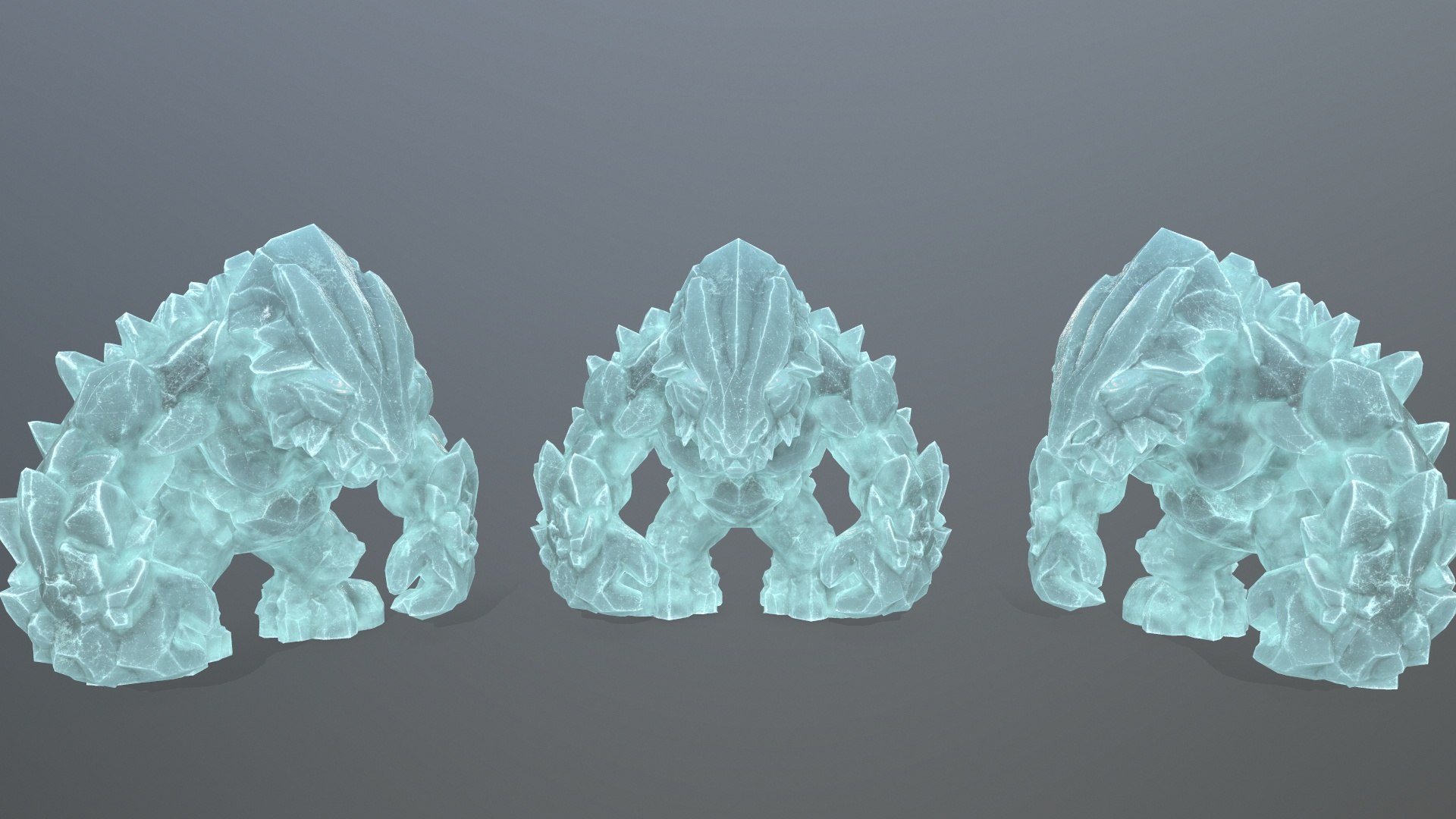 Ice Monster 3D Model - TurboSquid 2389048