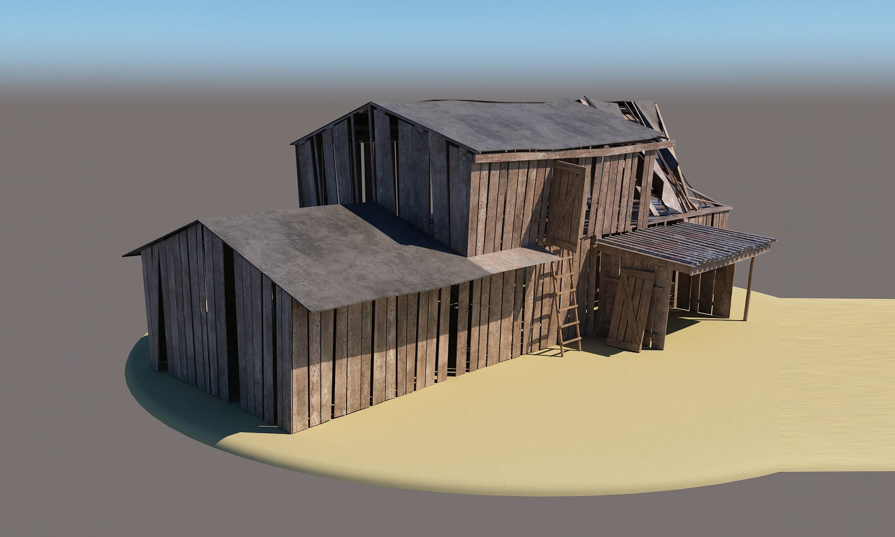 Barn 3D Model - TurboSquid 1453764