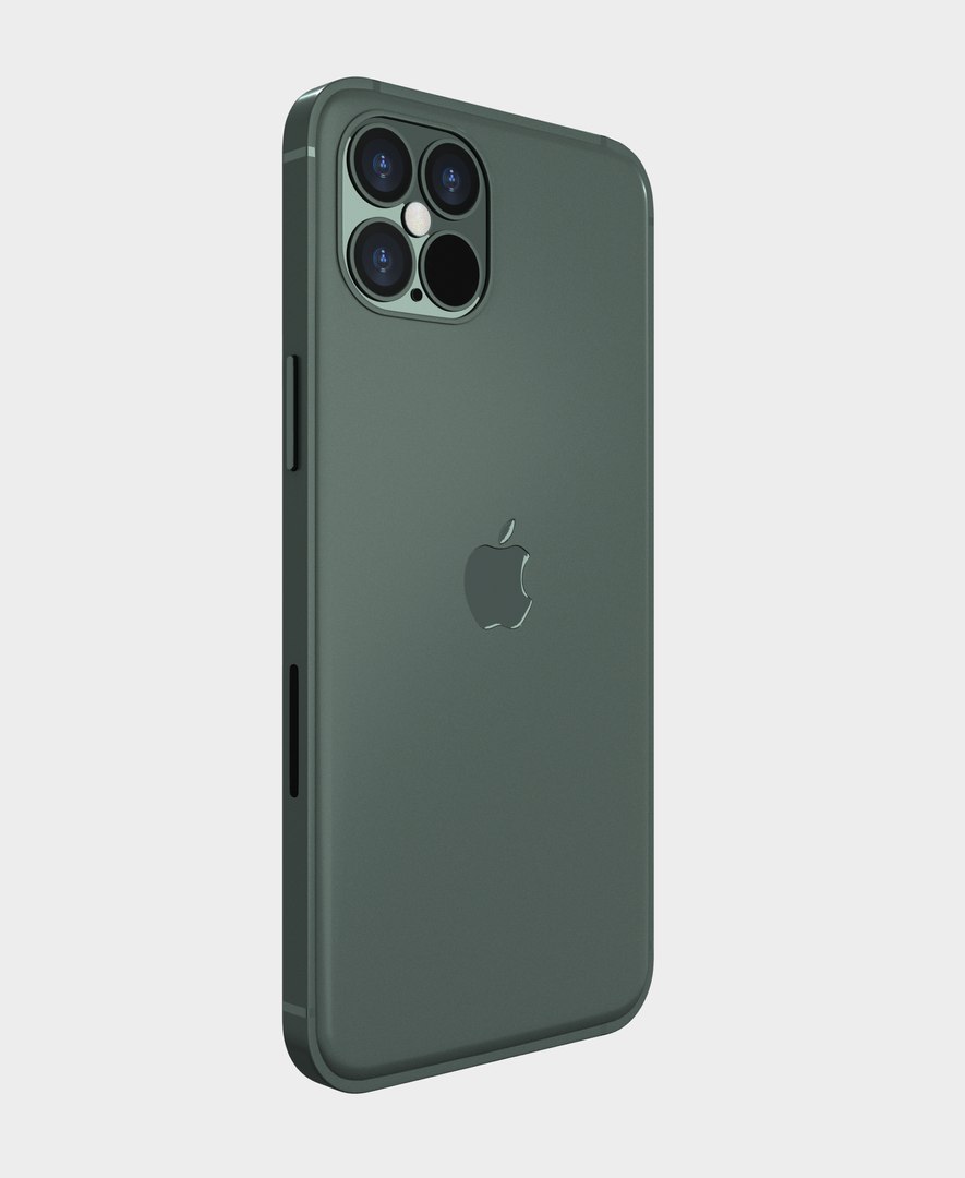 3D 12 Pro Midnight Green Model - TurboSquid 1633460