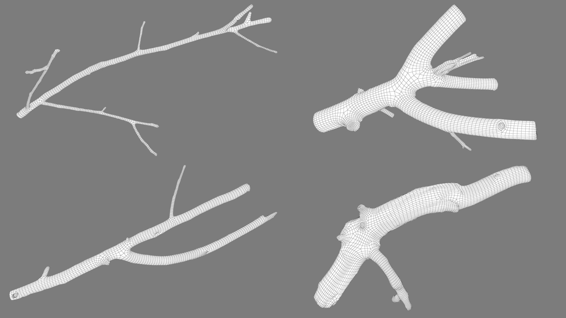 Twigs Scanned Collection 3D model - TurboSquid 2090285