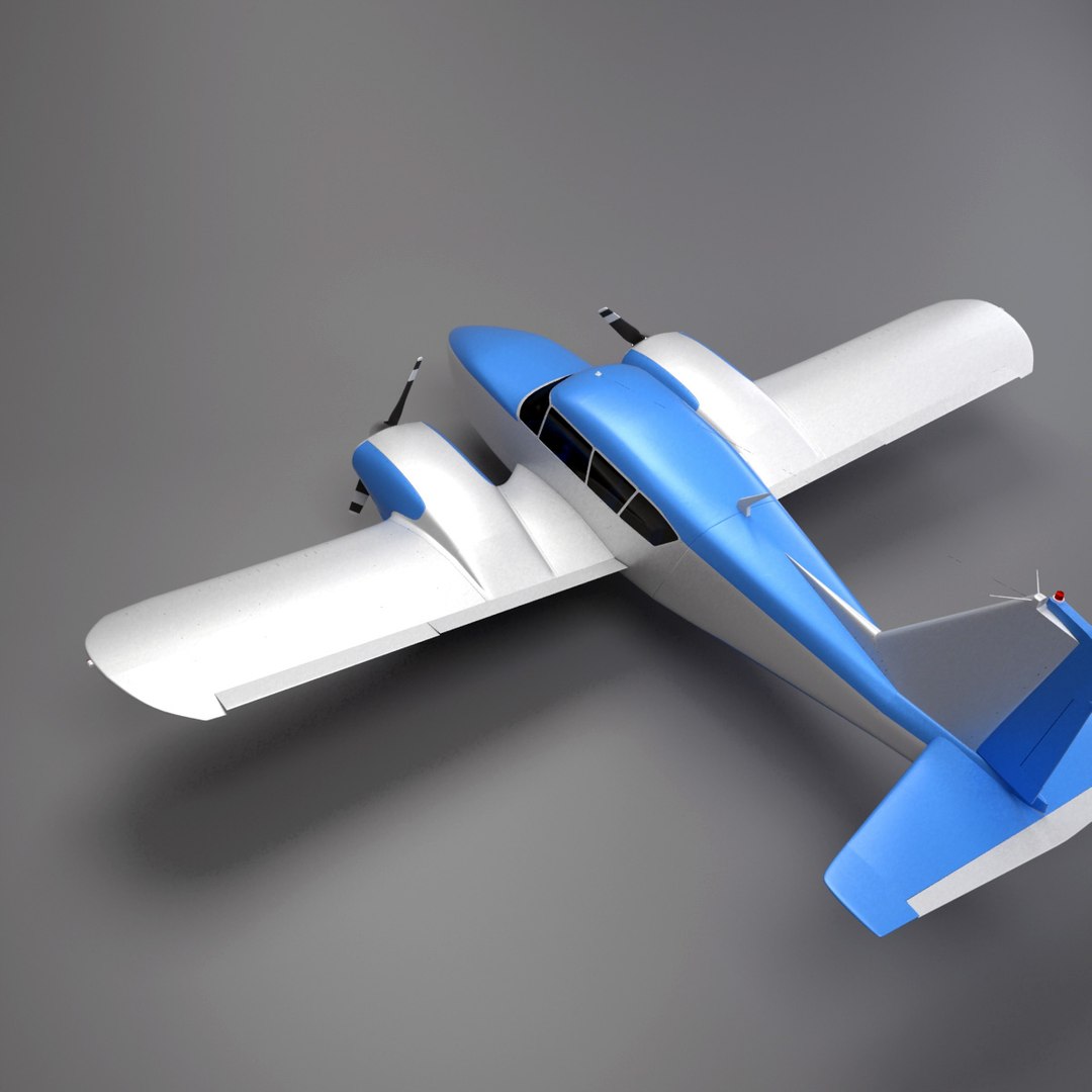 Twin Engine Light Craft 3d 3ds