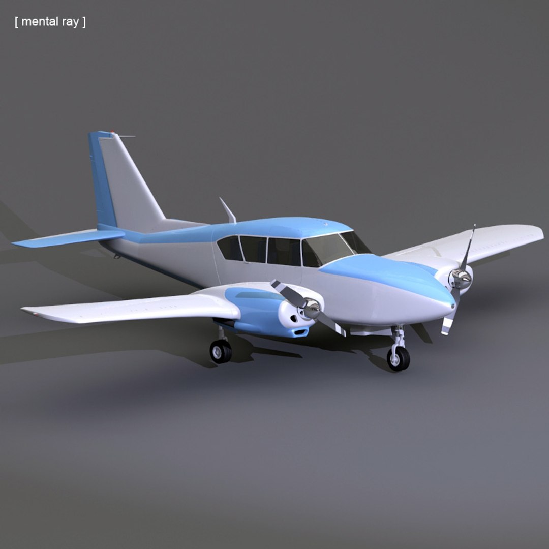 Twin Engine Light Craft 3d 3ds