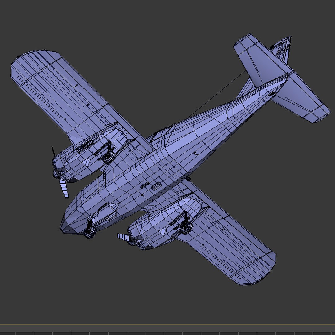 Twin Engine Light Craft 3d 3ds