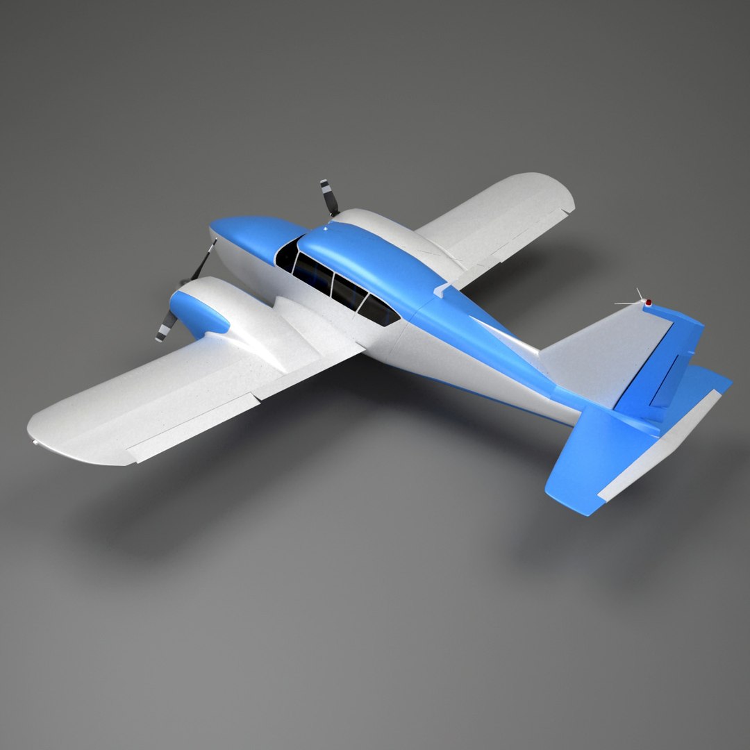 Twin Engine Light Craft 3d 3ds