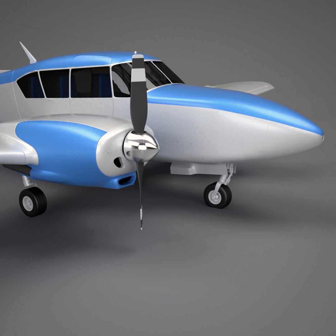 Twin Engine Light Craft 3d 3ds