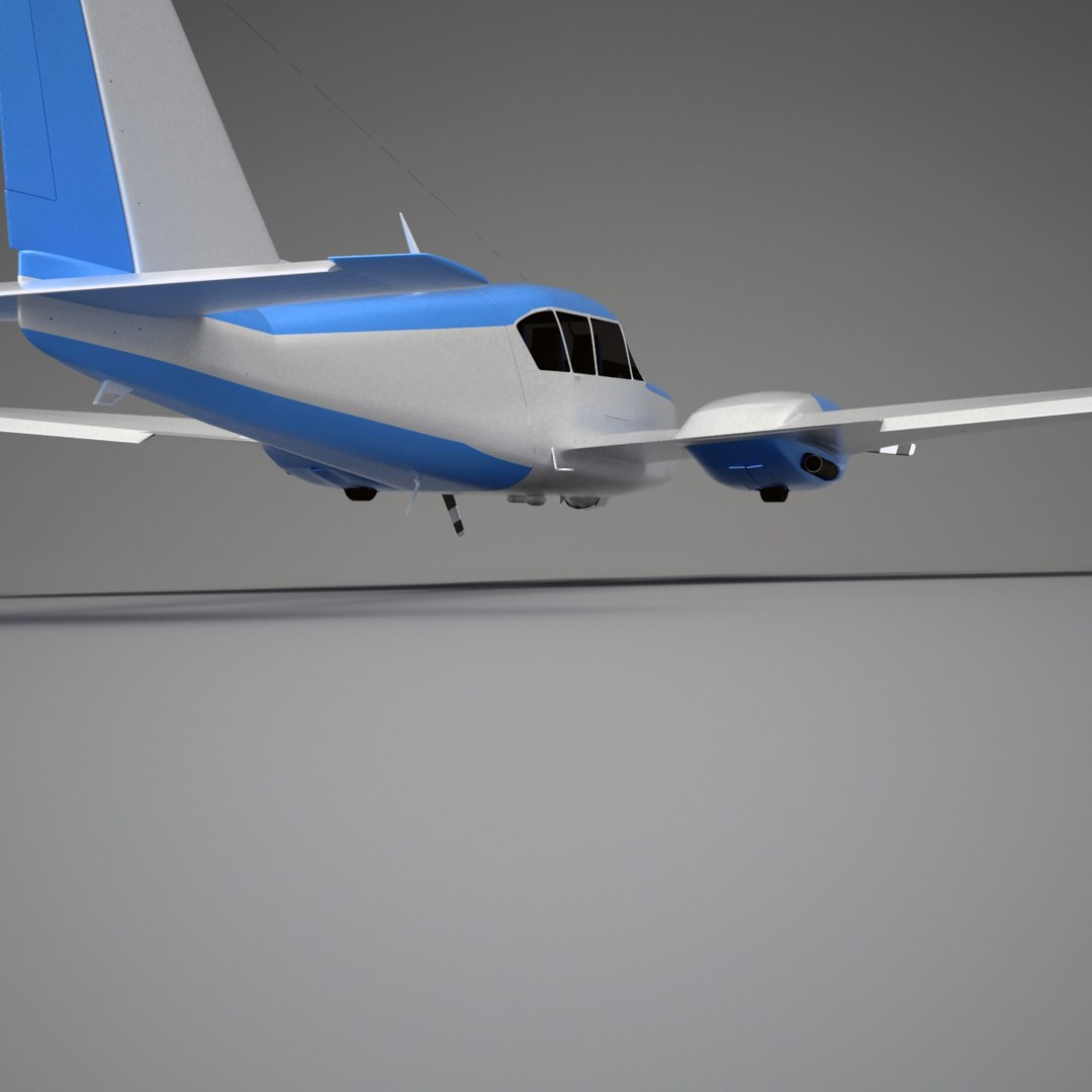 Twin Engine Light Craft 3d 3ds