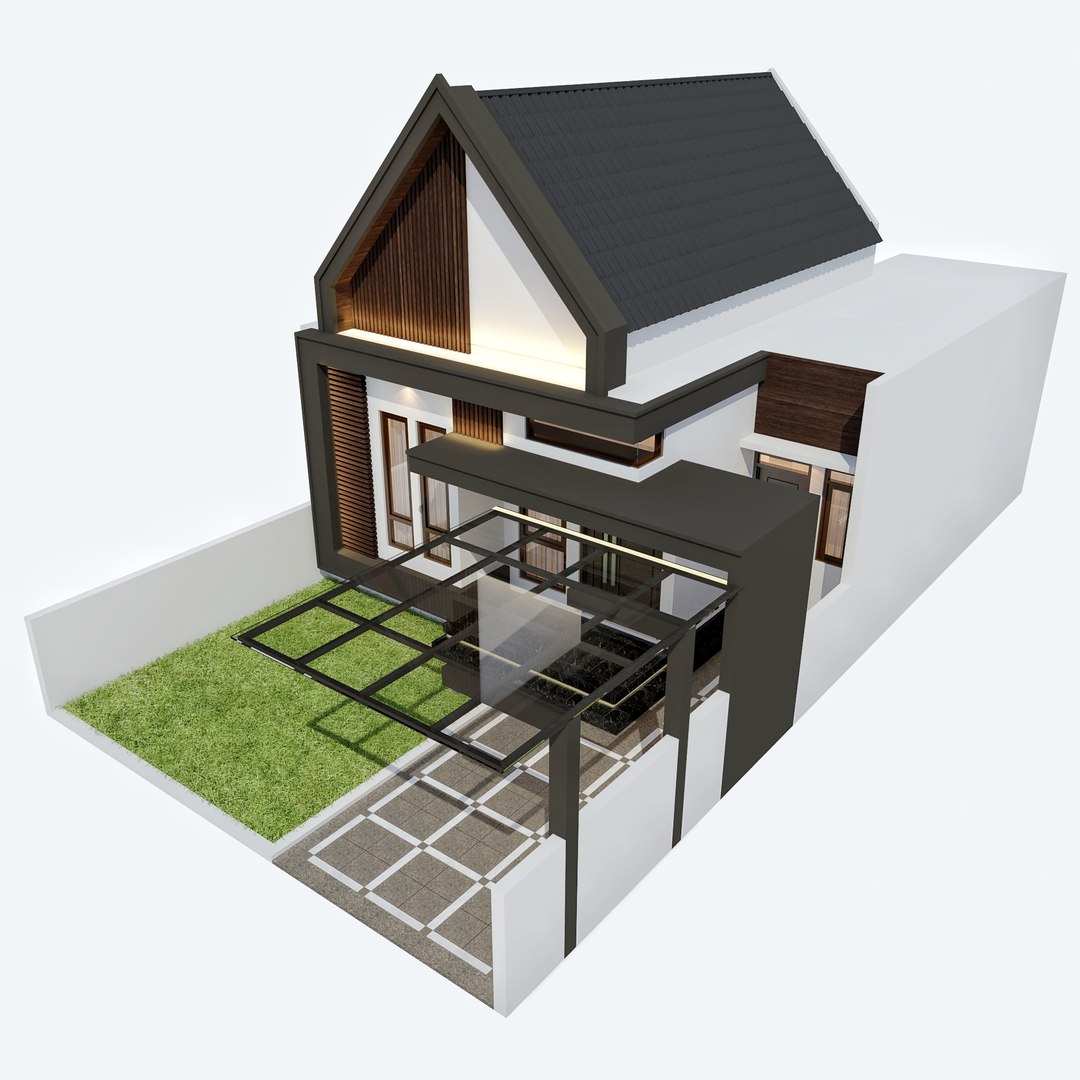 3D Realistic House 006 - TurboSquid 2200230