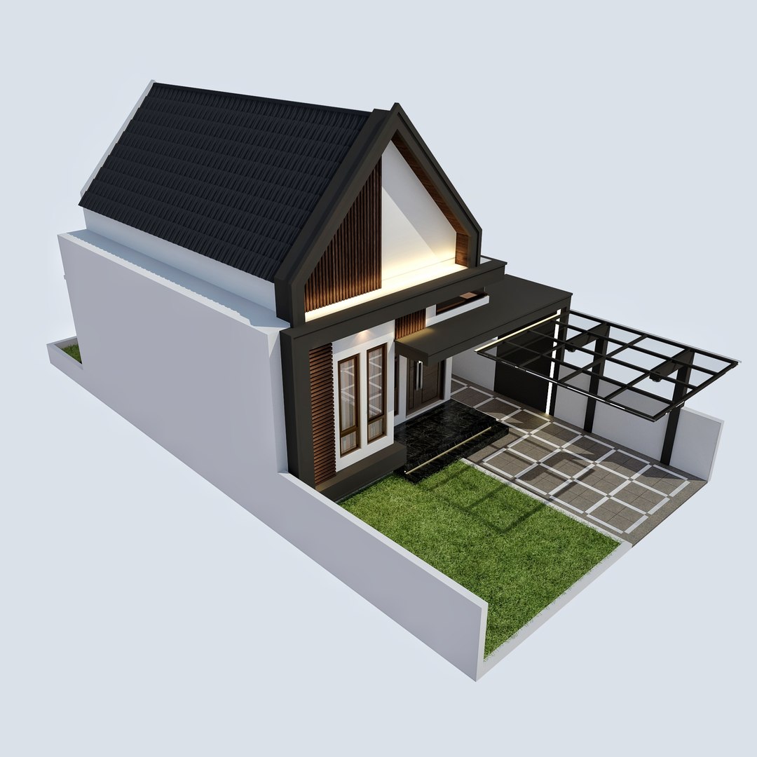 3D Realistic House 006 - TurboSquid 2200230