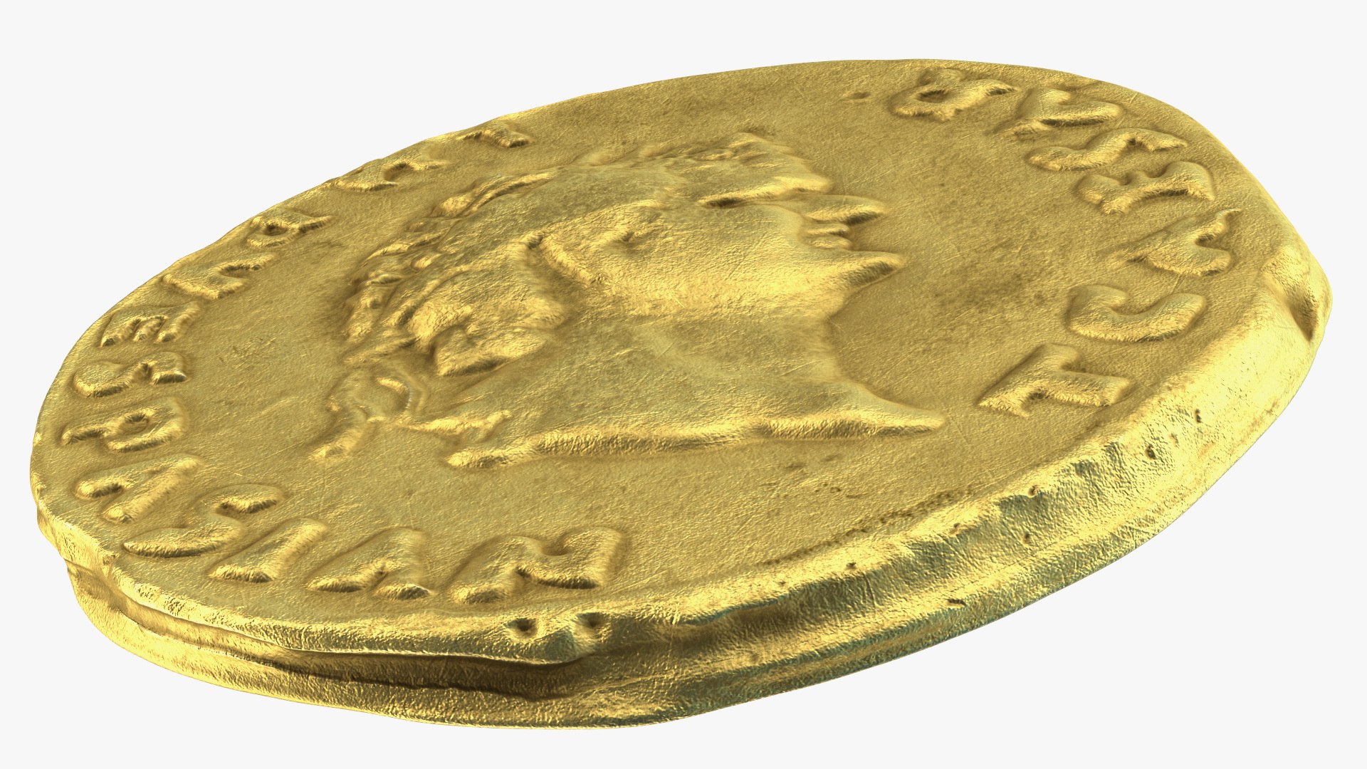 Aureus Roman Empire Gold Coin 3D - TurboSquid 1801282