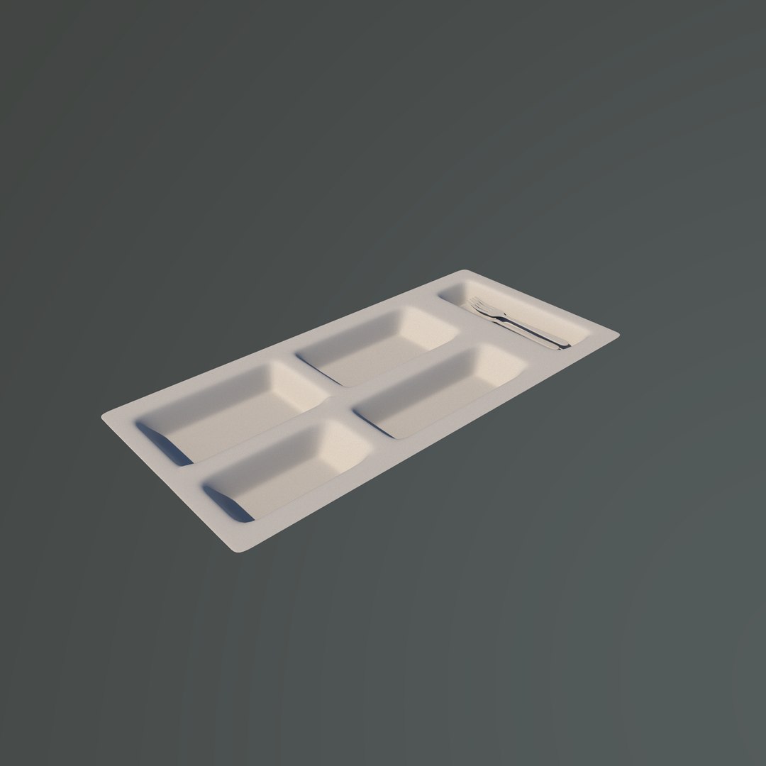 3D Model Food Tray 3D Model - TurboSquid 2338485