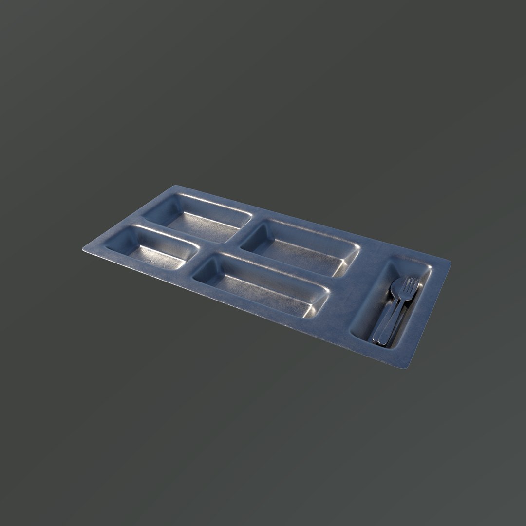3D Model Food Tray 3D Model - TurboSquid 2338485