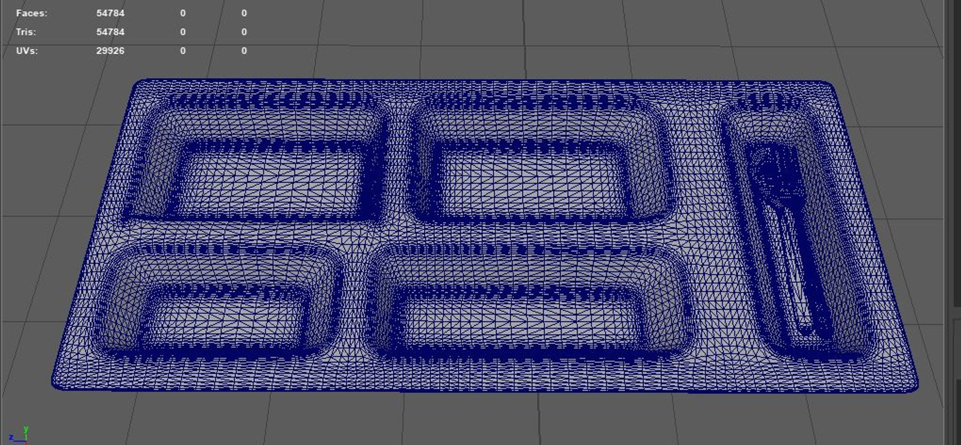 3D Model Food Tray 3D Model - TurboSquid 2338485