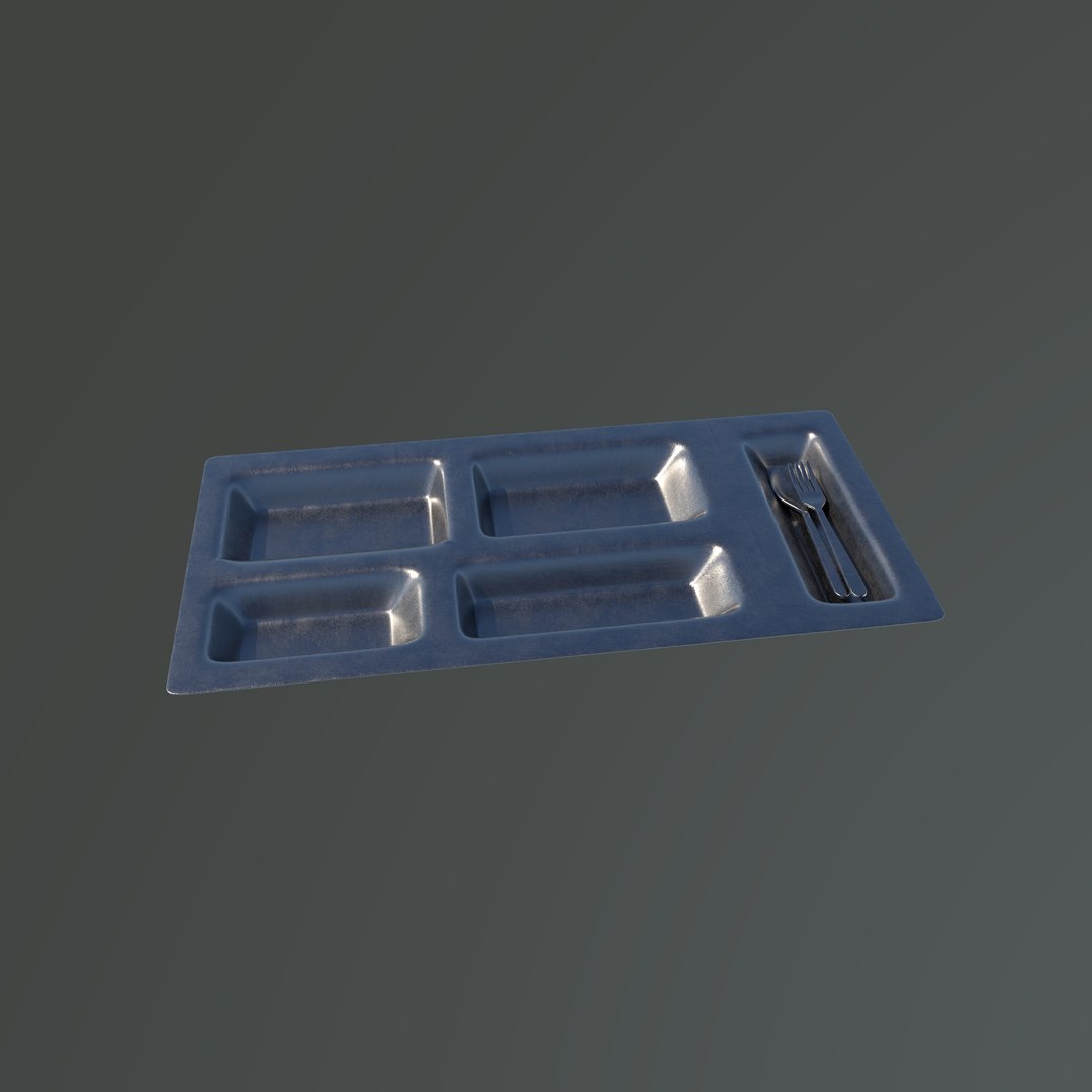 3D Model Food Tray 3D Model - TurboSquid 2338485