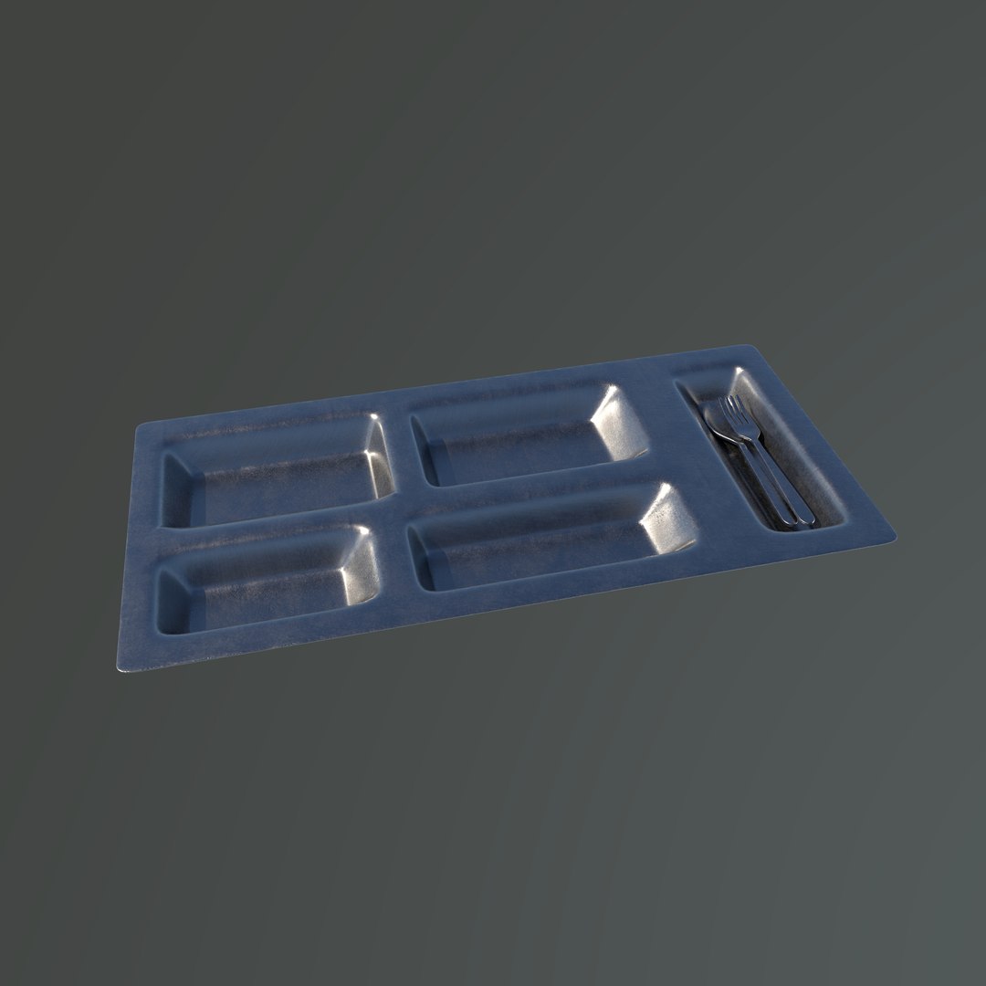 3D Model Food Tray 3D Model - TurboSquid 2338485