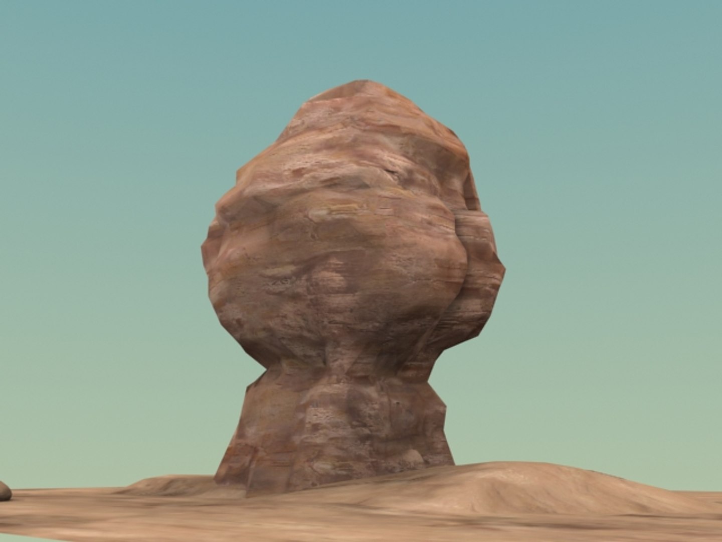 Sandstone Formation 3d Model