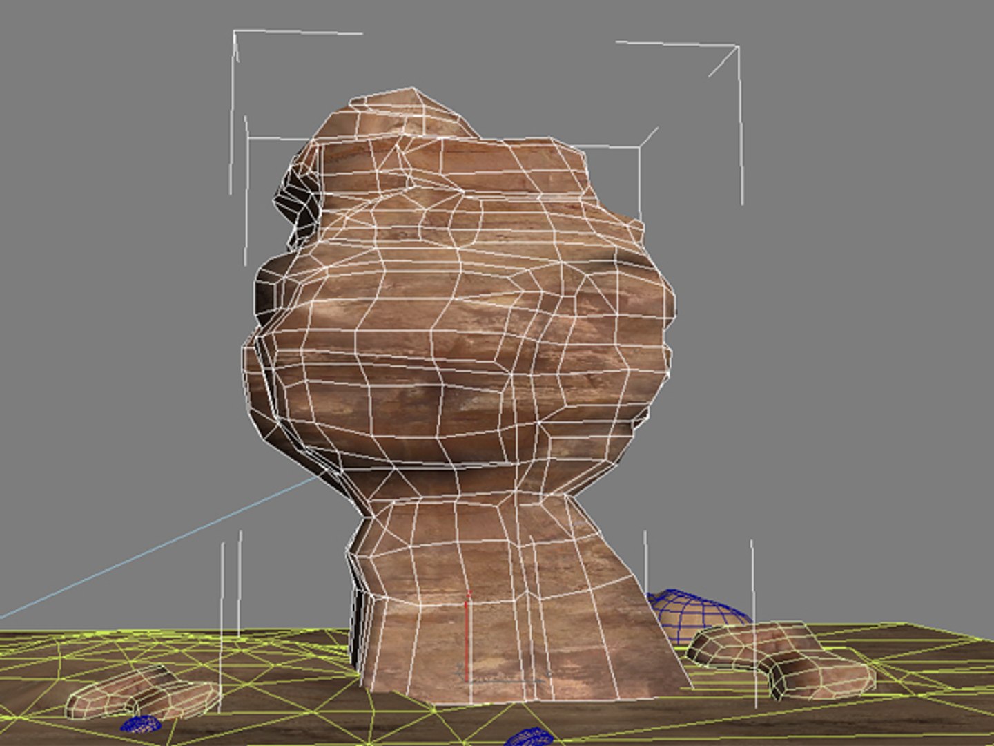 Sandstone Formation 3d Model