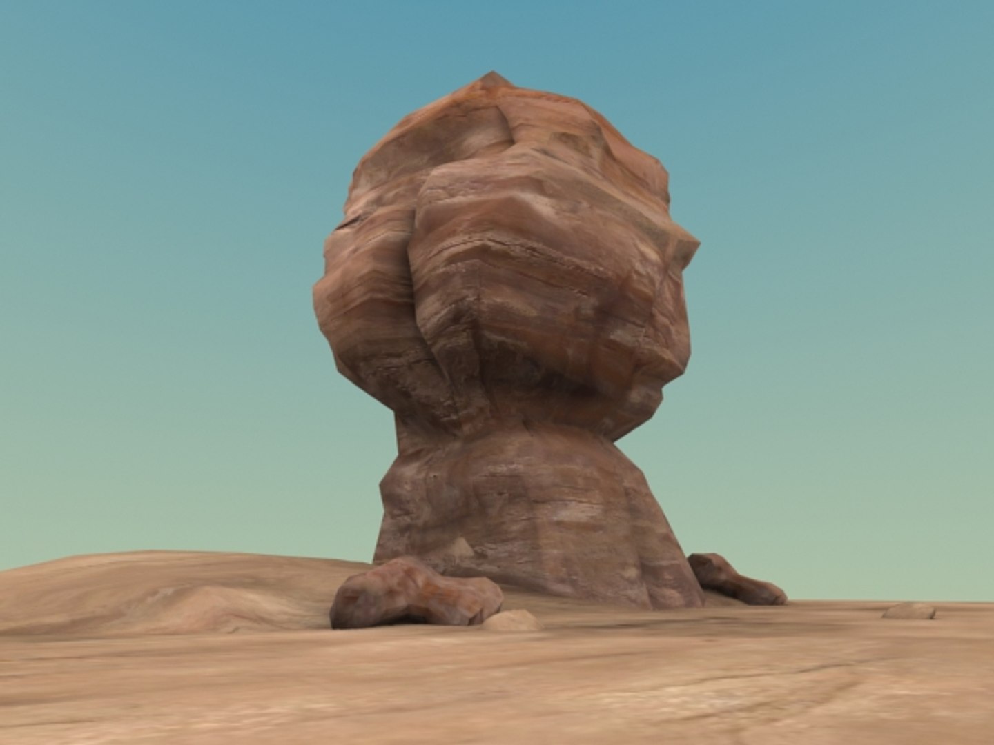 Sandstone Formation 3d Model