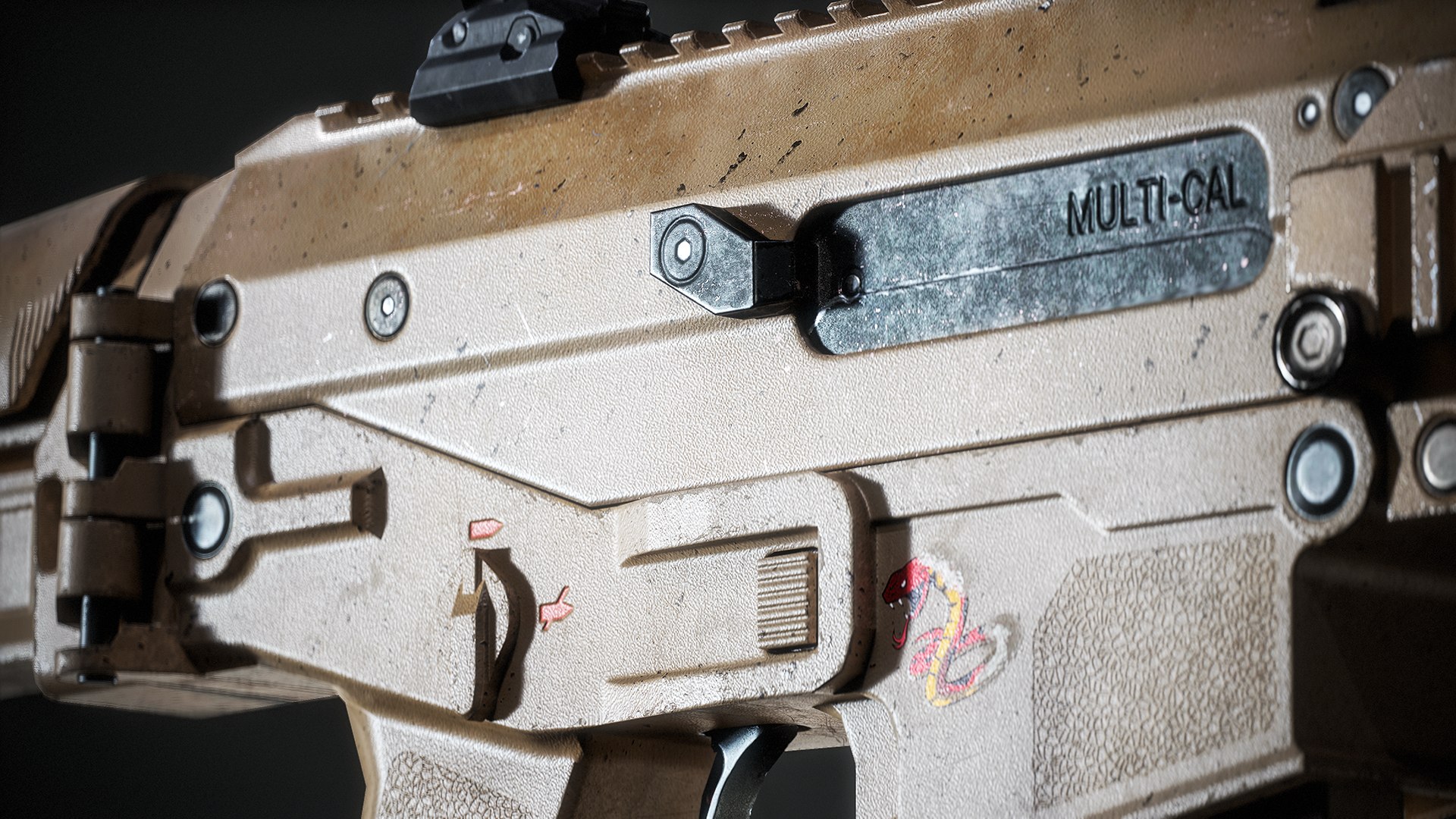 3D Bushmaster ACR Enhanced Coyote Assault Combat Rifle Model ...