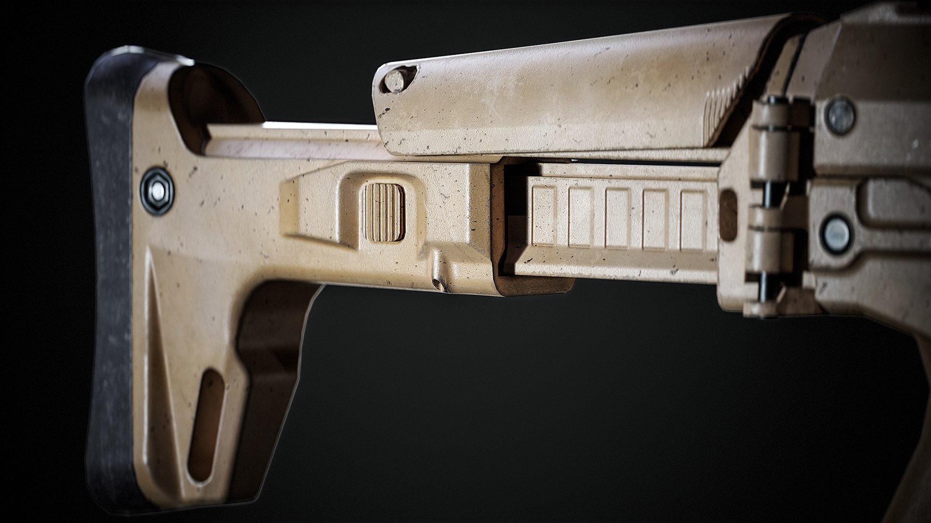 3D Bushmaster ACR Enhanced Coyote Assault Combat Rifle Model ...
