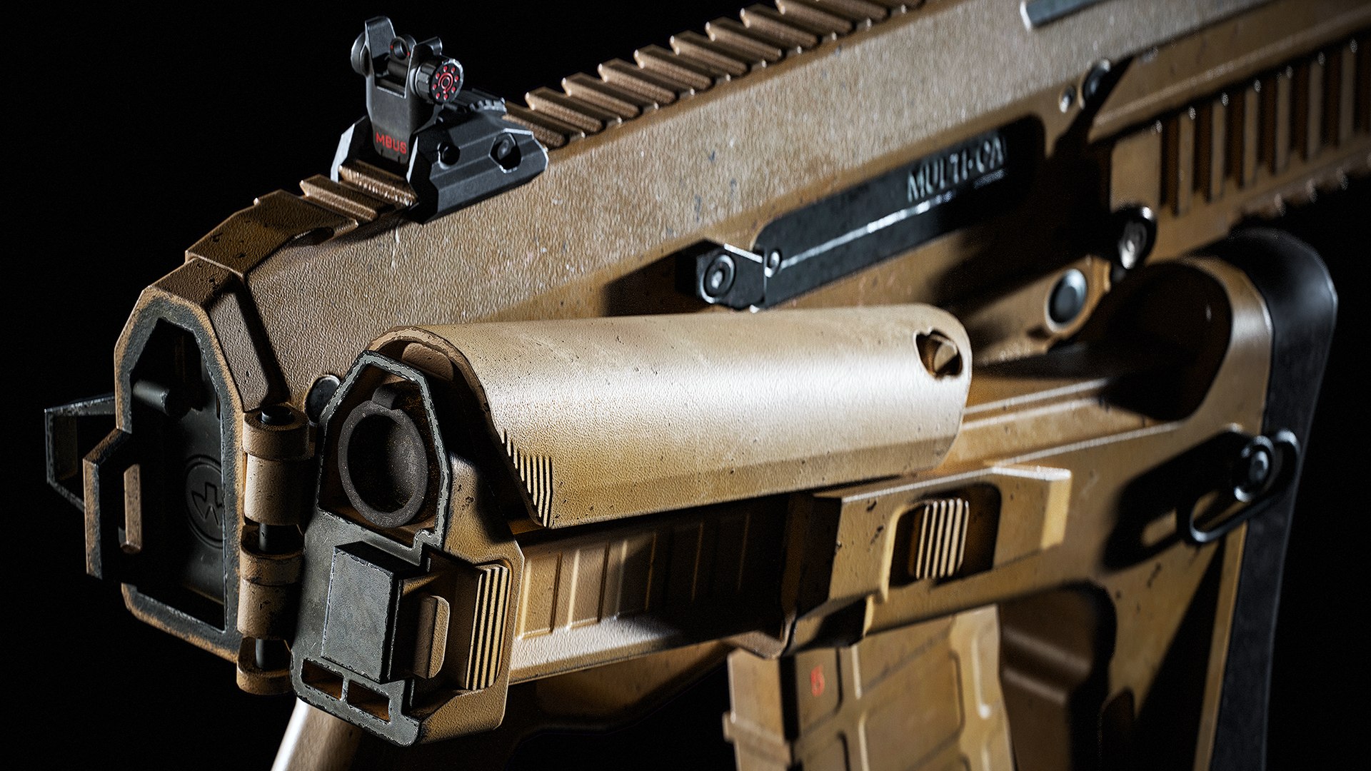 3D Bushmaster ACR Enhanced Coyote Assault Combat Rifle Model ...