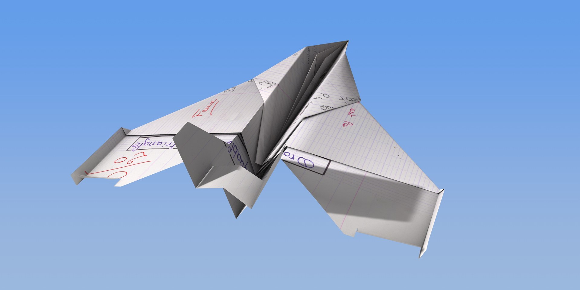 Paper Plane 3d Model