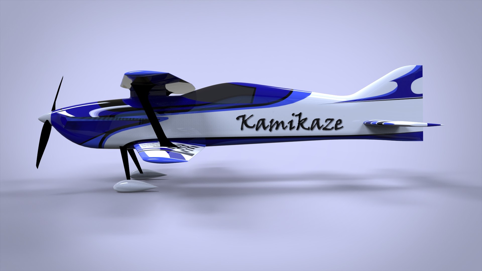 Rc F3a Biplane 3d 3dm