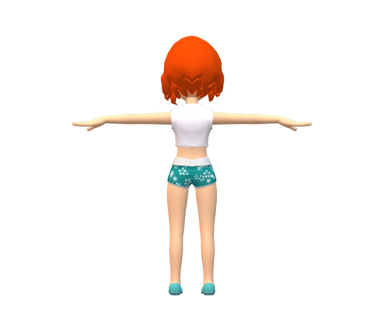 Female red hair 3D model - TurboSquid 1490257