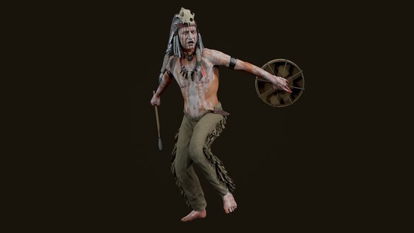 3D Apache Shaman - TurboSquid 1870495