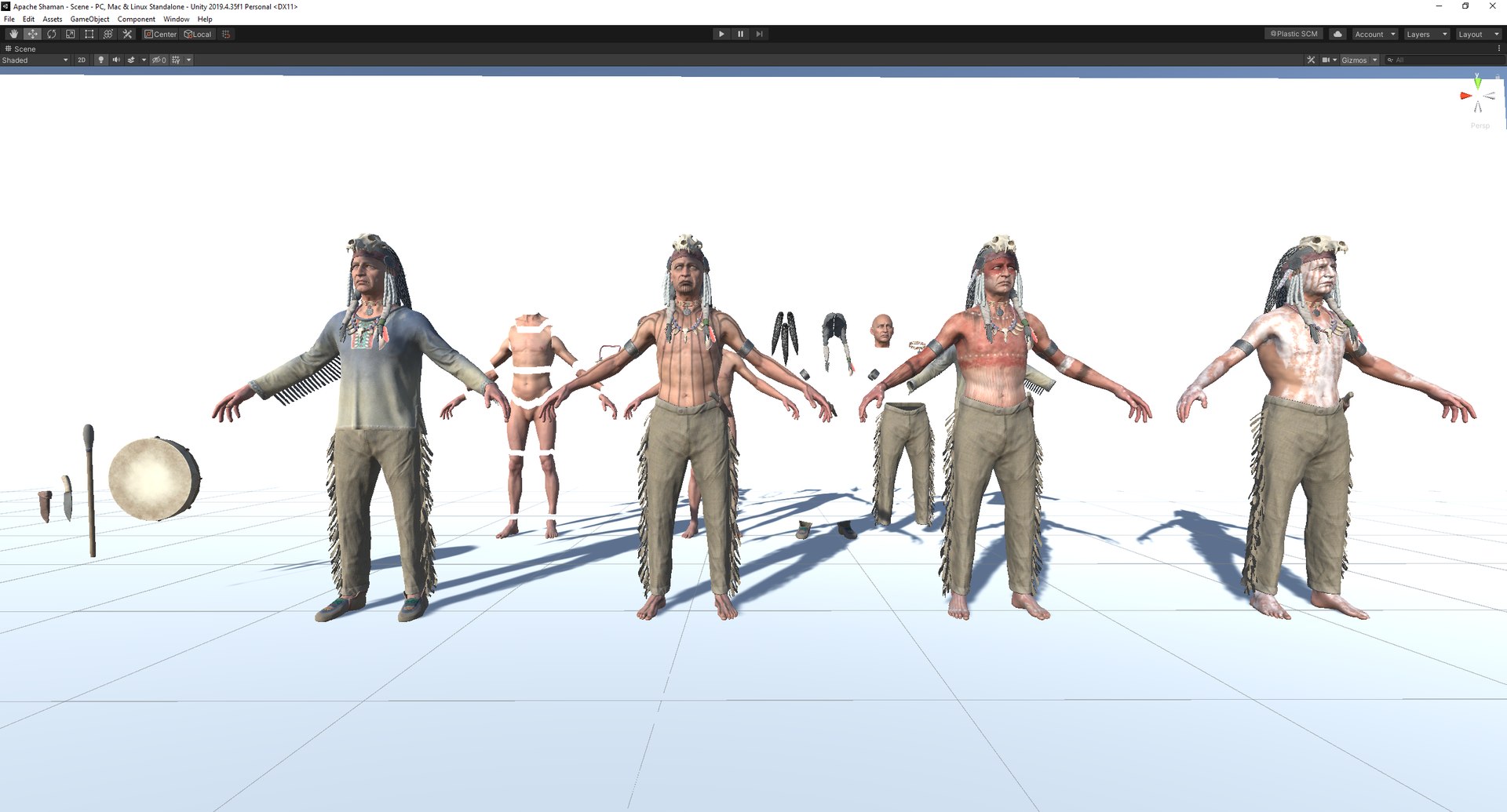 3D Apache Shaman - TurboSquid 1870495
