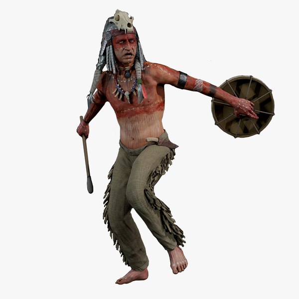 modelo 3d Chamán apache - TurboSquid 1870495