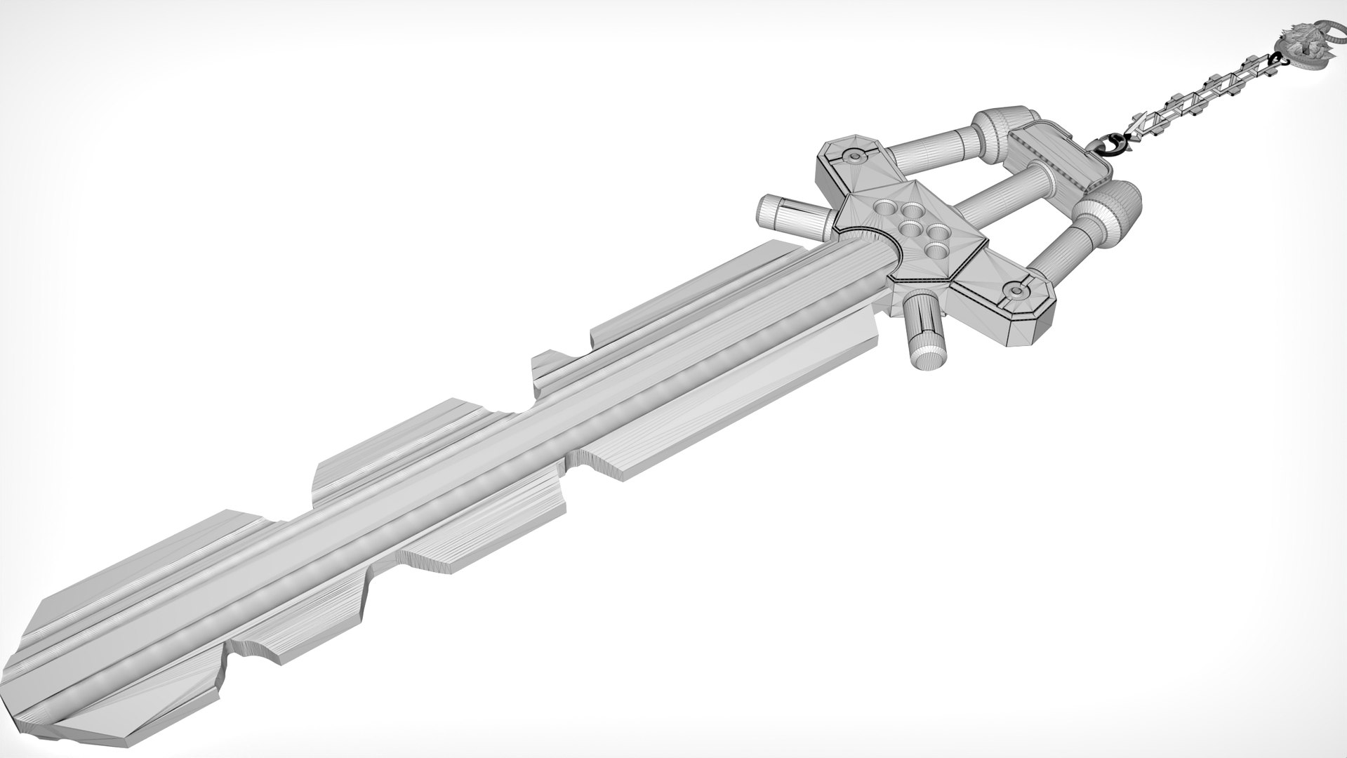 3D Fenrir Blade Key Model - TurboSquid 1982150