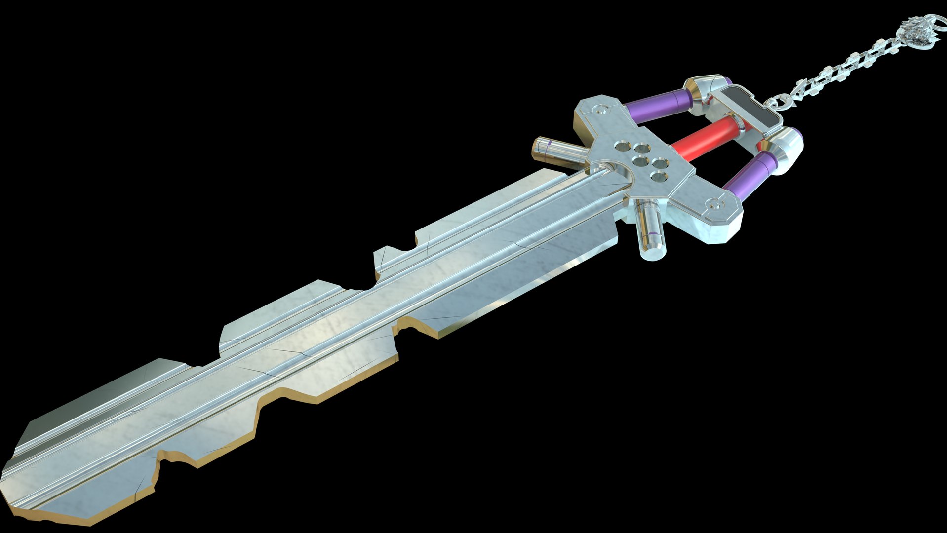 3D Fenrir Blade Key Model - TurboSquid 1982150