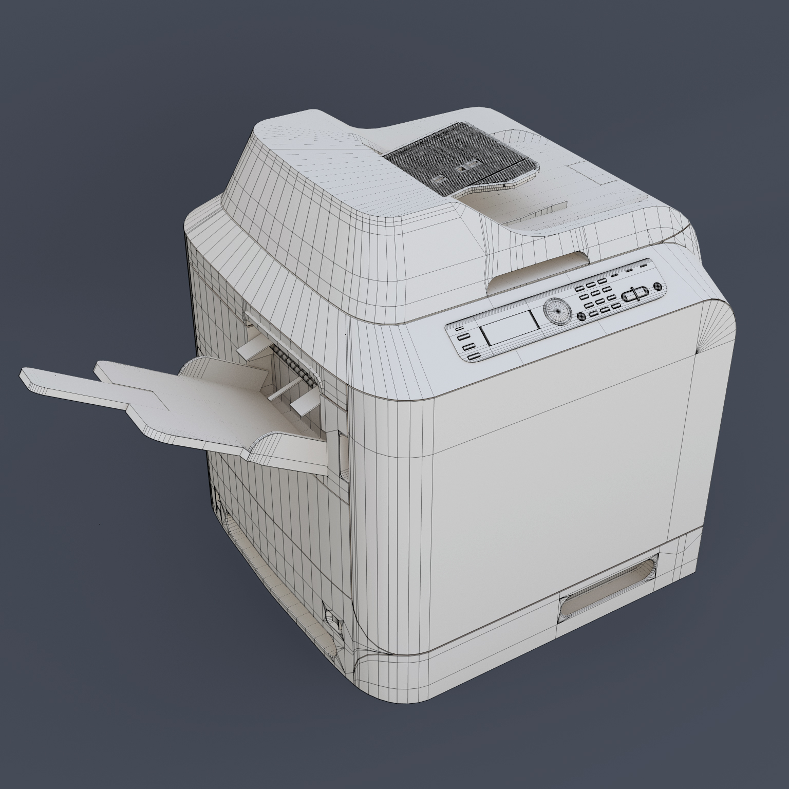 3d copier photocopier photo model