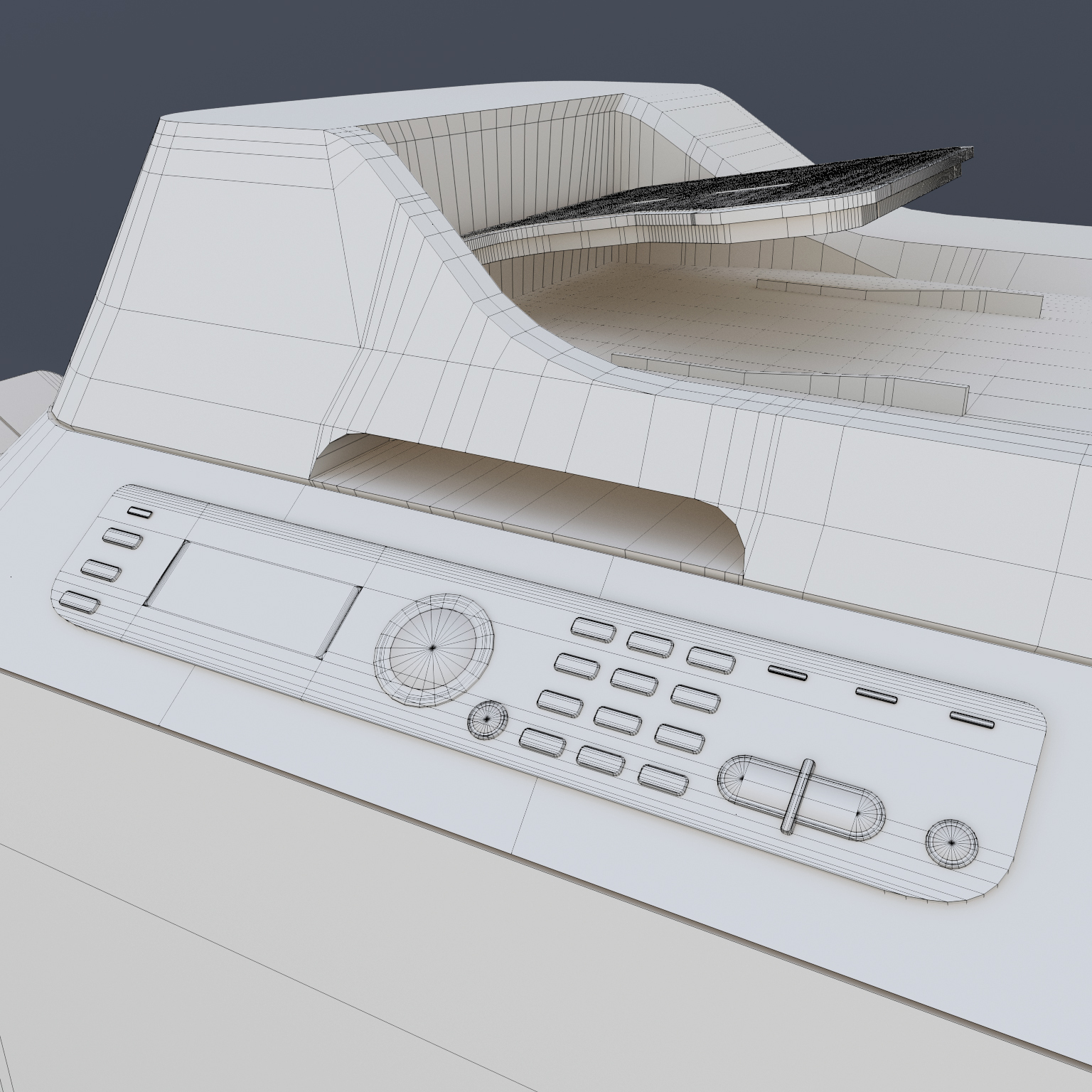 3d copier photocopier photo model