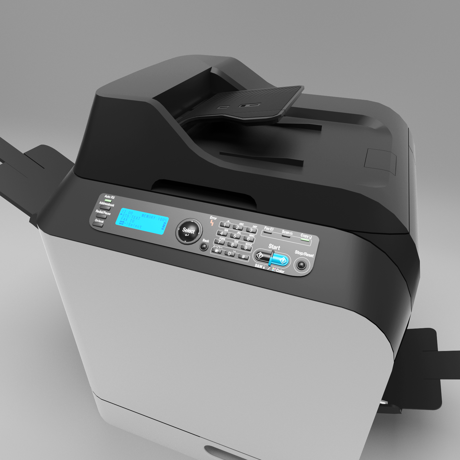 3d copier photocopier photo model