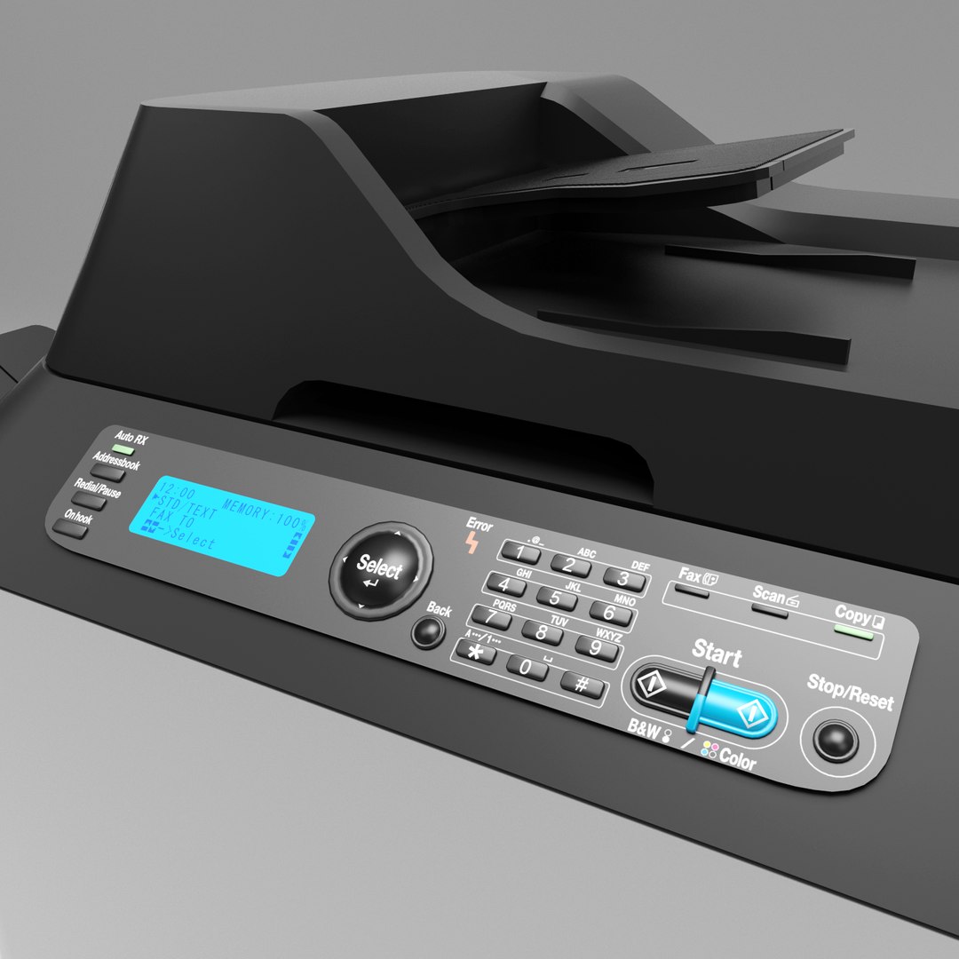 3d Copier Photocopier Photo Model