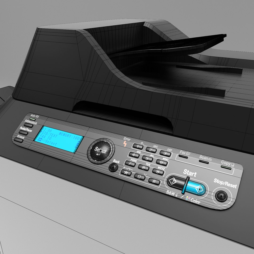 3d Copier Photocopier Photo Model