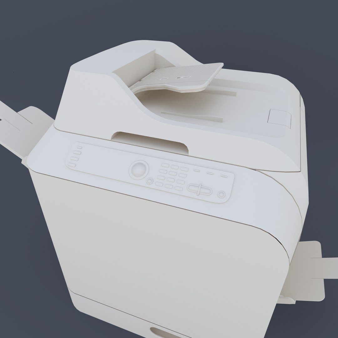 3d Copier Photocopier Photo Model