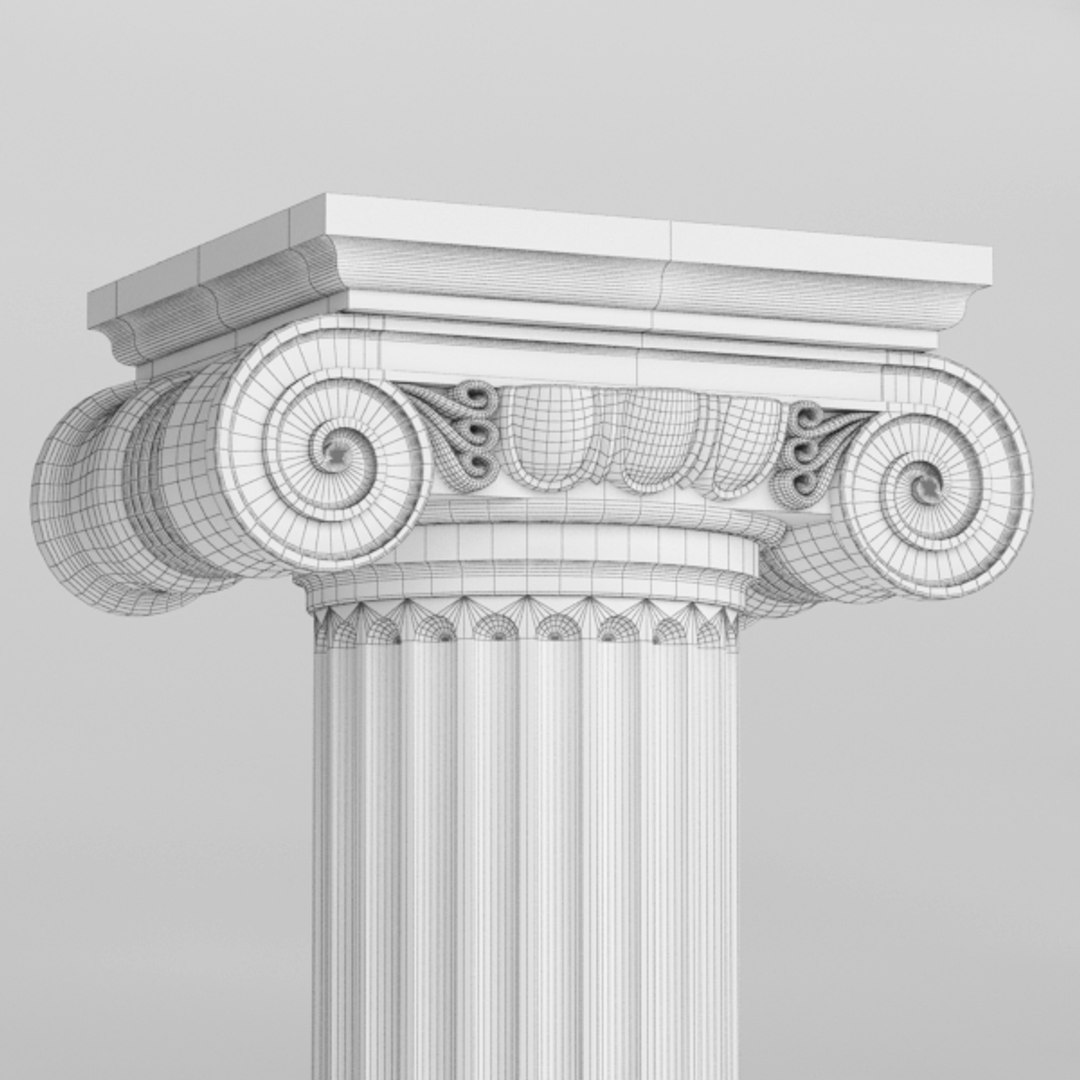 3d Model Column
