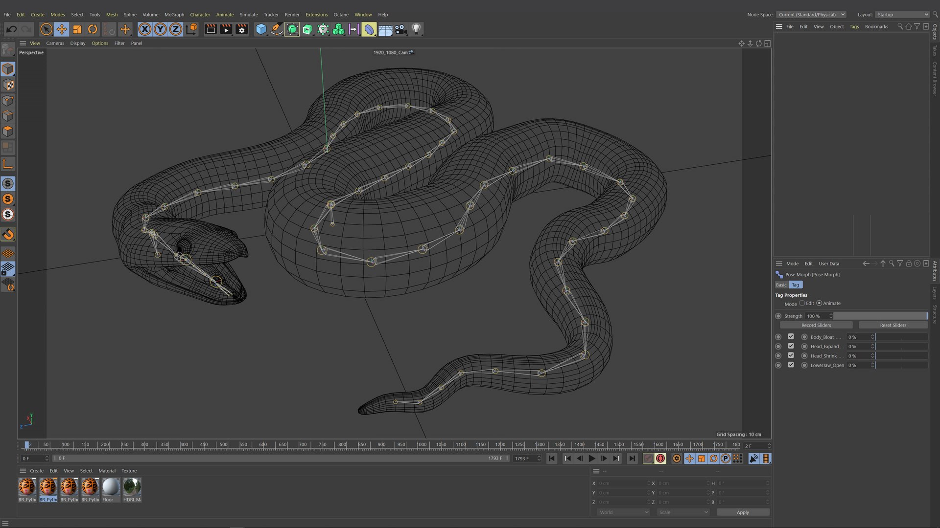 3D Rigged Bismarck Ringed Python - TurboSquid 1952236
